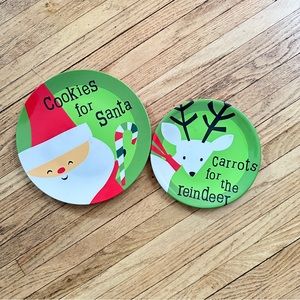 Holiday | Cookies For Santa And Carrots For Reindeer Plates | Poshmark